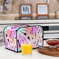 Watercolor Barbershop Barber Haircut 2 Slice Toaster Cover Bread Maker ...