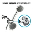 3 Way Shower Diverter Valve Mount G1 2 Handheld Shower Arm Diverter