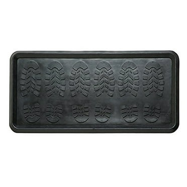 Ottomanson Easy Clean, Waterproof Indoor/Outdoor Rubber Boot Tray, 15 ...