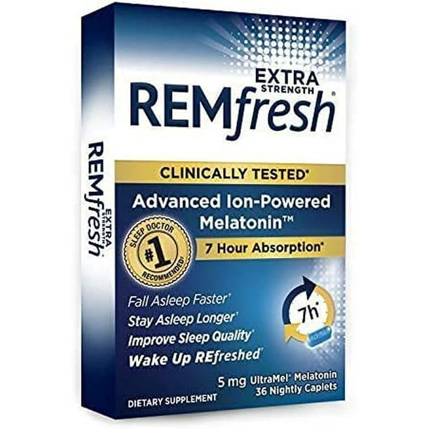 Suplemento Melatonina Ayuda para Dormir 5 mg de Fuerza Extra Función ...