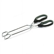 GoodCook 10" Chrome Plated Kitchen Loop Tongs, Silver/Red - Walmart.com
