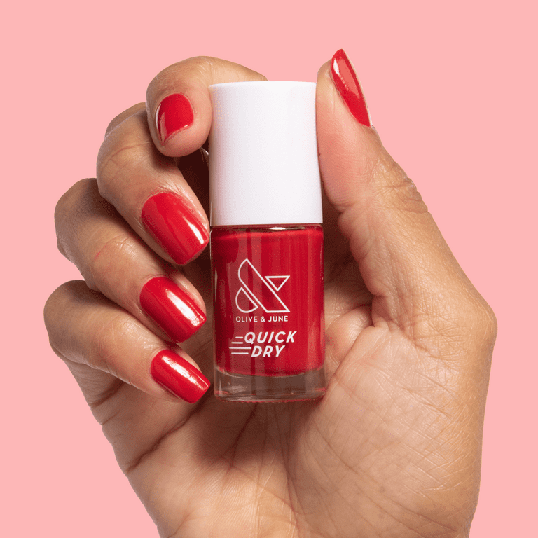 Olive June Quick Drying Nail Polish Smooch 0.3 fl oz Walmart