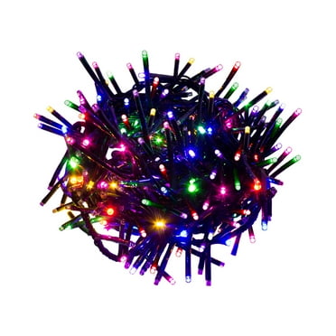 Serie Luz Led La Merced Multicolor 200 Focos 8 Funciones 9.5 m Cable ...