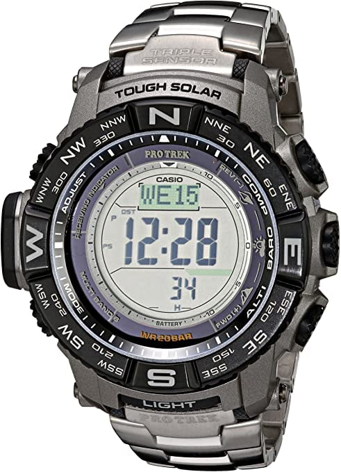 Reloj Deportivo Digital Pro Trek Casio PRW-3500T-7CR Solar Caja 56 mm ...