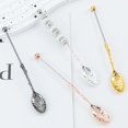 6Pcs Simple Beaded Coffee Spoons Durable Metal Utensils For Salt ...