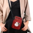 HELLHERO Santa Claus Pattern Unisex Crossbody Sling Bags, with ...