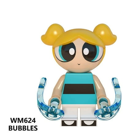 The Powerpuff Girls Lego Minifigures Buttercup Bubbles Blossom Building ...