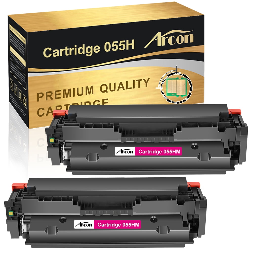 Arcon 2-Pack Compatible Toner for Canon 055H 055HM with Chip imageCLASS ...