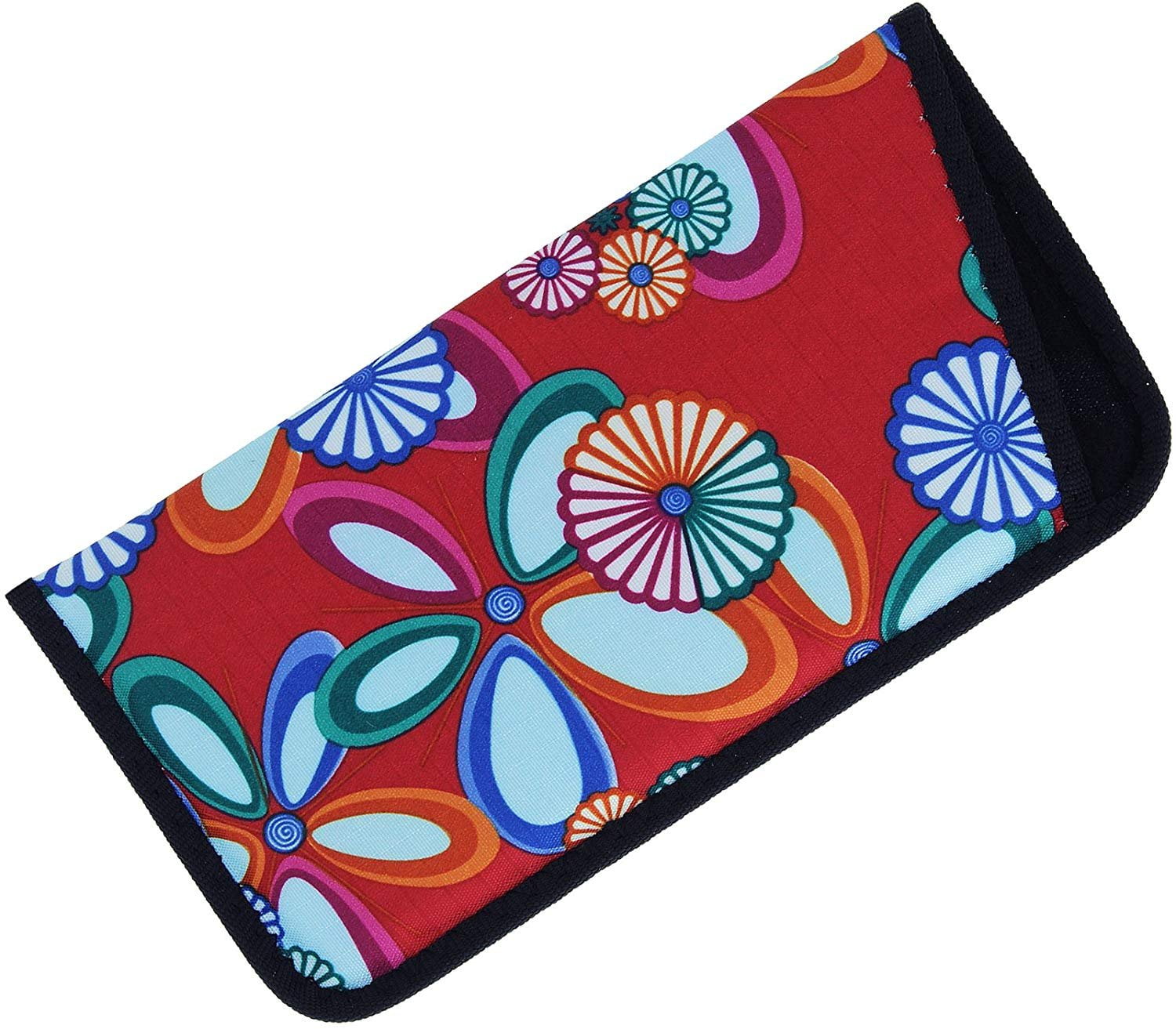 2 Pack Soft Slip In Eyeglass Case For Women Reading Glasses Case Red And Brown