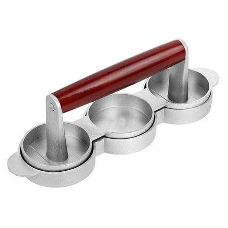Hamburger Press Non Stick Triple Burger Press Mini Hamburger Patty ...
