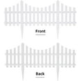 Garden Edging Border, 24 ft No-Dig landscape edging Fence 13 inch Tall ...
