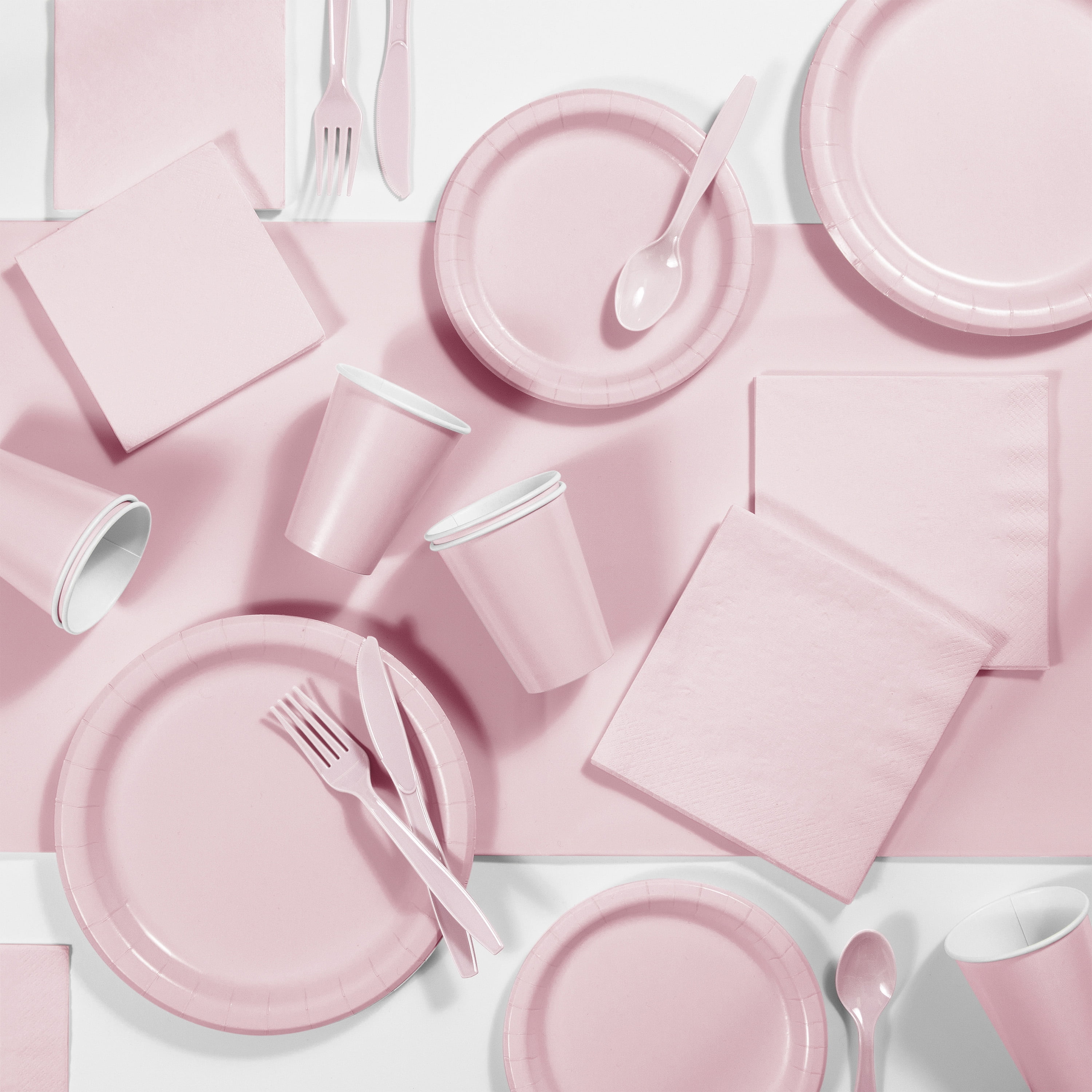 Classic Pink Party Supplies Kit for 24 Guests - Walmart.com