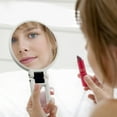 Hand Held Foldable Hanging Double Portable Magnifying Makeup Portable Suction Cup Magnifying