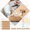 4 Pcs Toilet Button Pusher, Round Shaped Toilet Flush Push Button Clean ...