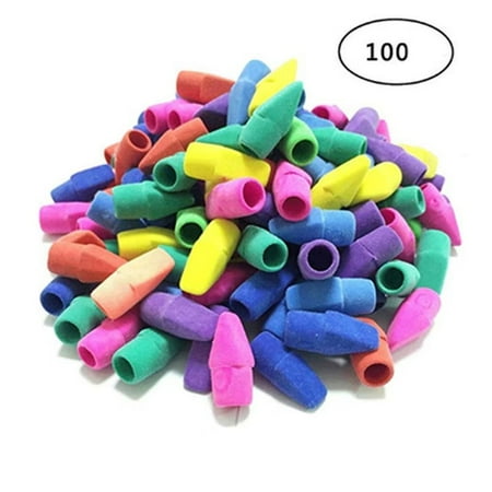 HEIBIN Pencil Top Erasers, Cap Erasers, 100 Pack | Walmart Canada