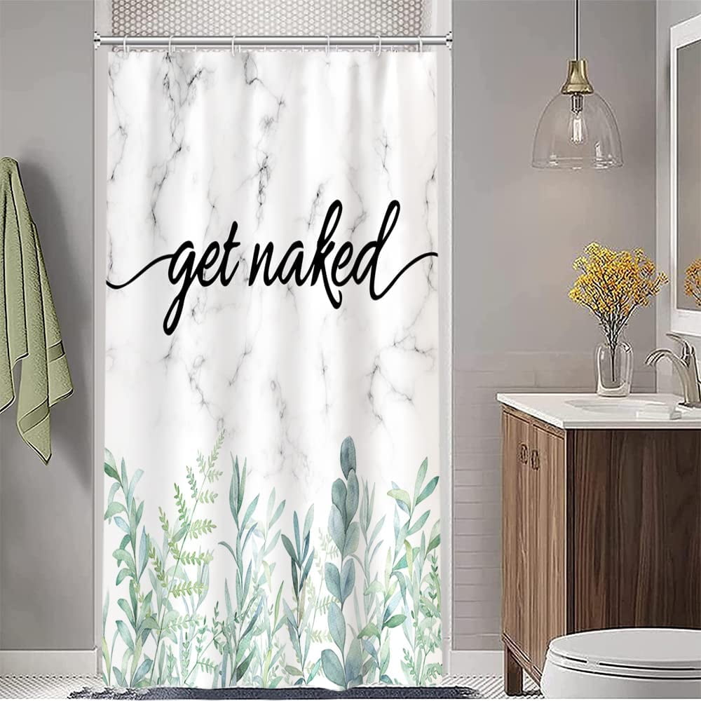 Stall Shower Curtain Green Eucalyptus Small Shower Curtain Set