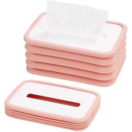 Foldable Tissue Box, Rectangular Silicone Tissue Box Holder, Convenient ...