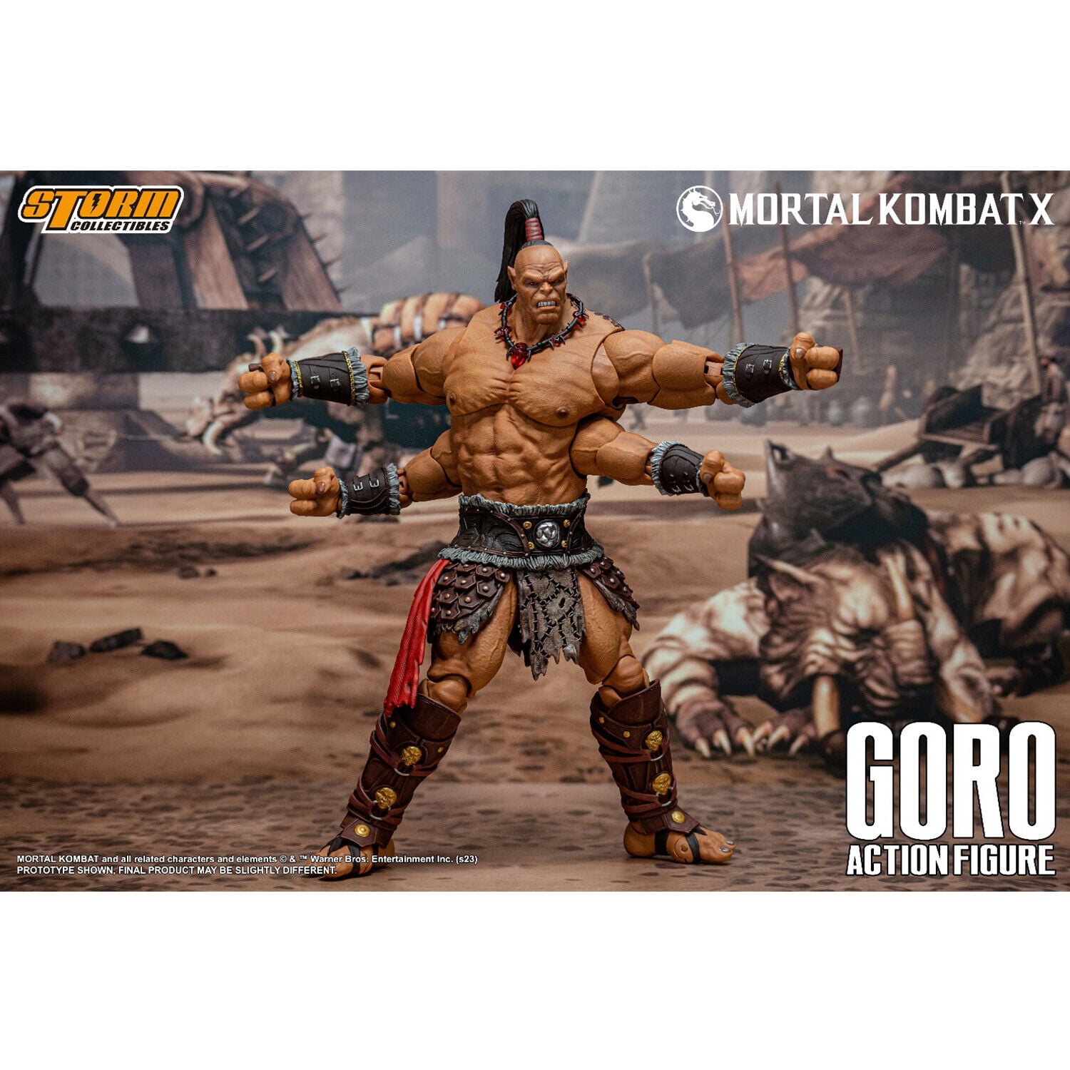 Click here for Storm Toys Dcmk18 1/12 Mortal Kombat Goro Collecti... prices