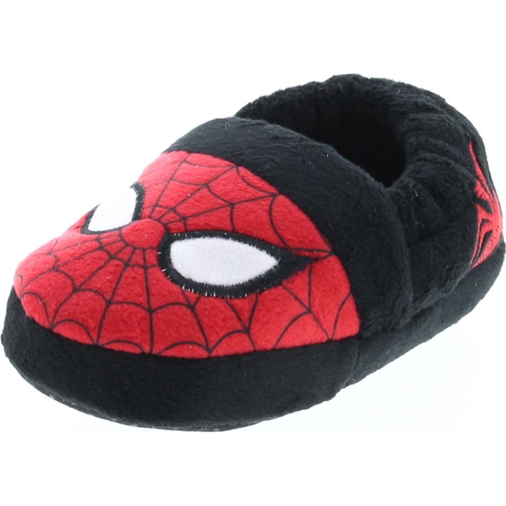 Disney - Disney Boys Spiderman SPF233 Slippers, Black, 7/8 - Walmart ...