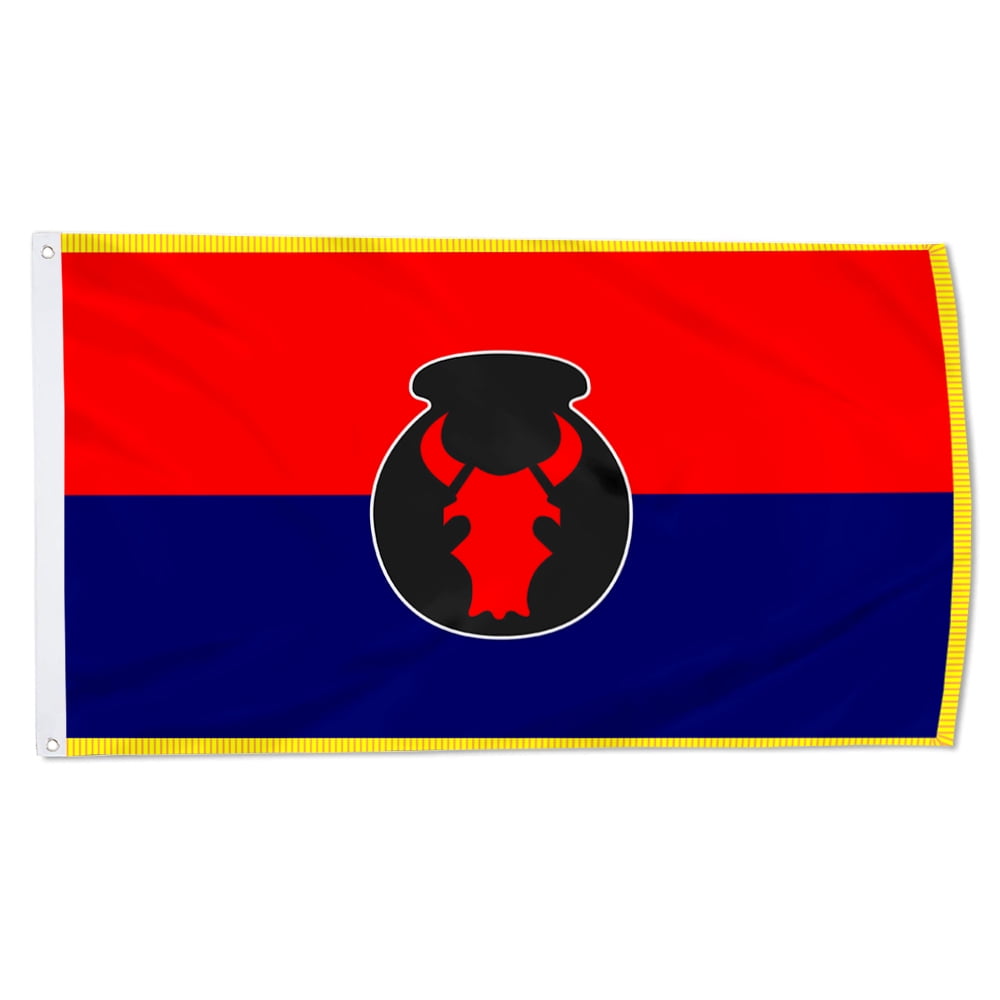 Cayyon 34th Infantry Division Red Bull Minnesota Arng Flag 3x5Feet ...