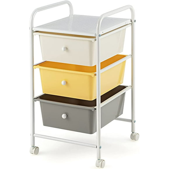 Rolling Craft Cart With Drawers