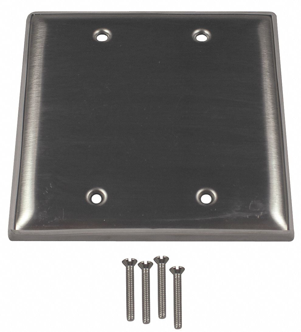 Calbrite Electrical Box Cover,Blank,4-1/2 in. S607BLPLTD - Walmart.com