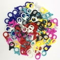 100Pcs Colored Lobster Clasps 35mm Lobster Claws Clasps For Keychain ...