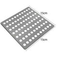 Cuticate Shower Drainer Cover Floor Drain Cover Hair Catcher Square