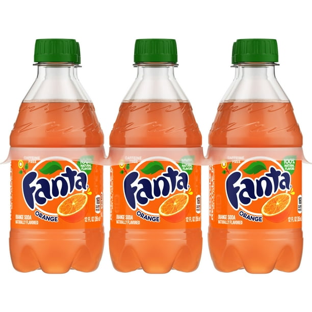 Fanta Orange Soda Pop Bottles, 12 fl oz, 6 Pack - Walmart.com