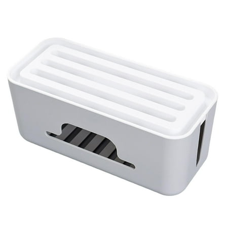 Cable Management Box, Large Wire Hiding Hide Power Strips Cord ...