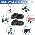 2-Pack 4.10/3.50-4 Replacement Tire and Tube Set, 10-Inch Wheels with ...