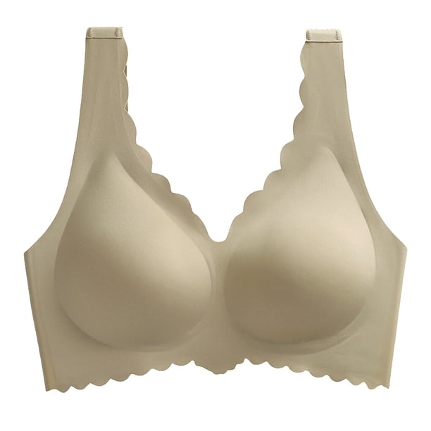 Sexy One-Piece Bra Wireless Underwear Comfortable Sexy One-Piece Gather ...