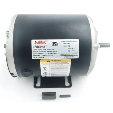 Ge3383 1/4 Hp 115 Volt Motor - Walmart.com