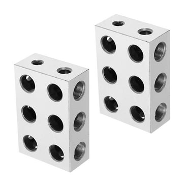 WEN 3 x 2 x 1-Inch Steel-Hardened Precision 123 Blocks, Two Pack ...