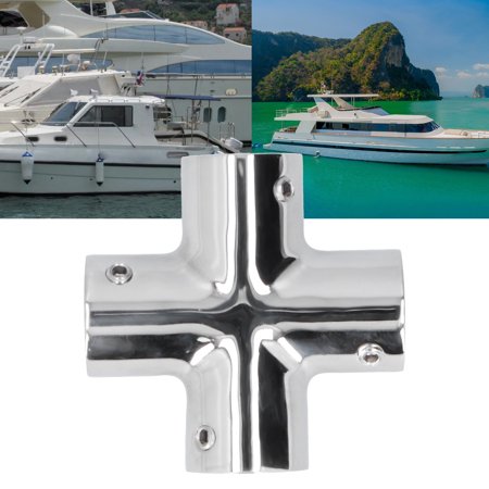 Swivel Connector Fitting, Boat Marine Handrail 4 Way Hand Rail Fitting ...