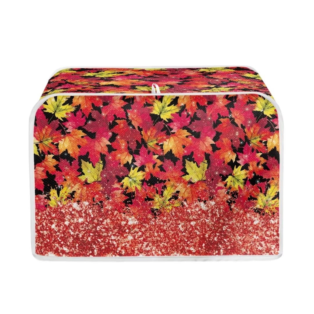 Renewold Fall Maple Leaf Toaster Cover 4 Slice Wide Slot Bread Machine ...