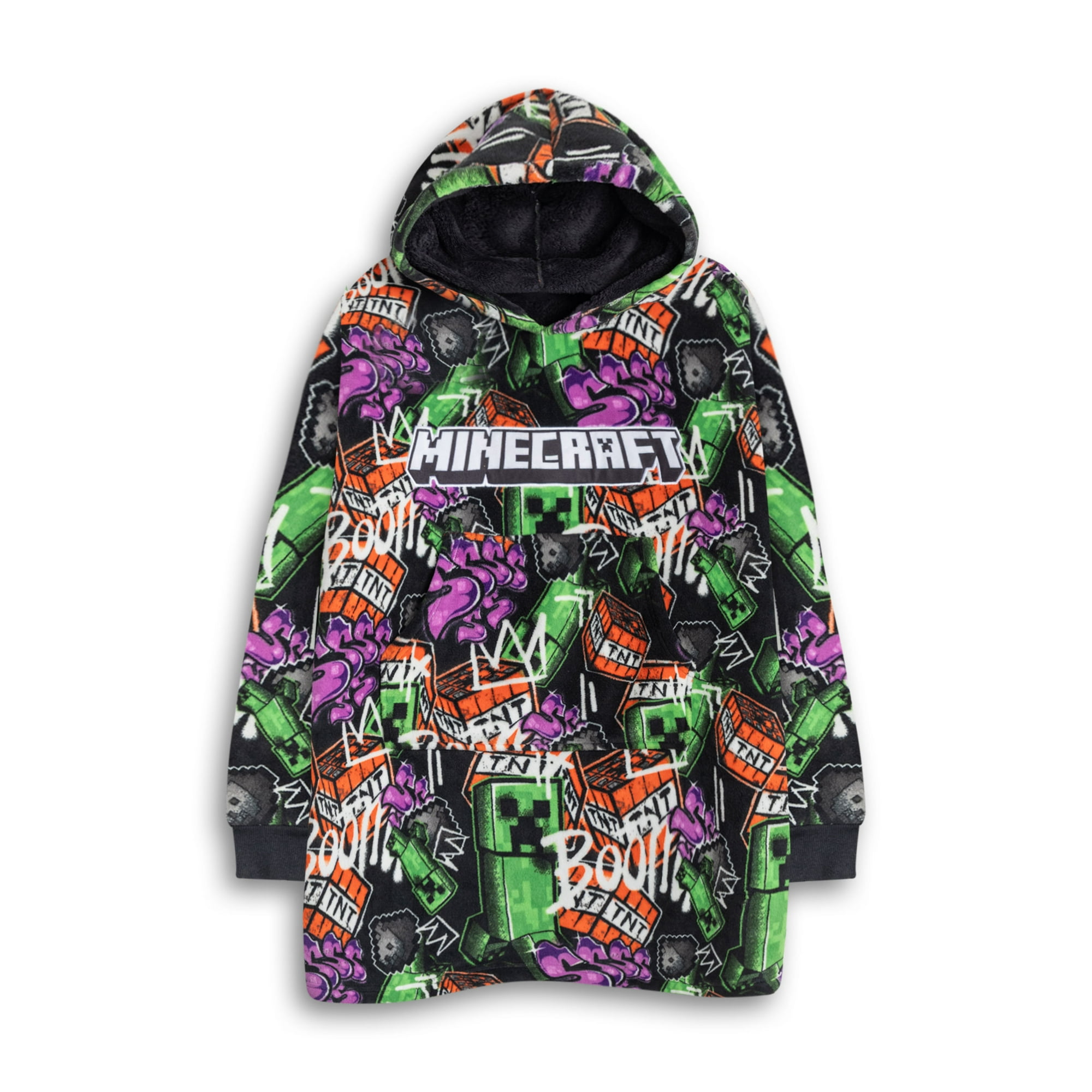 Click here for Minecraft Boys Multicoloured Blanket Hoodie prices