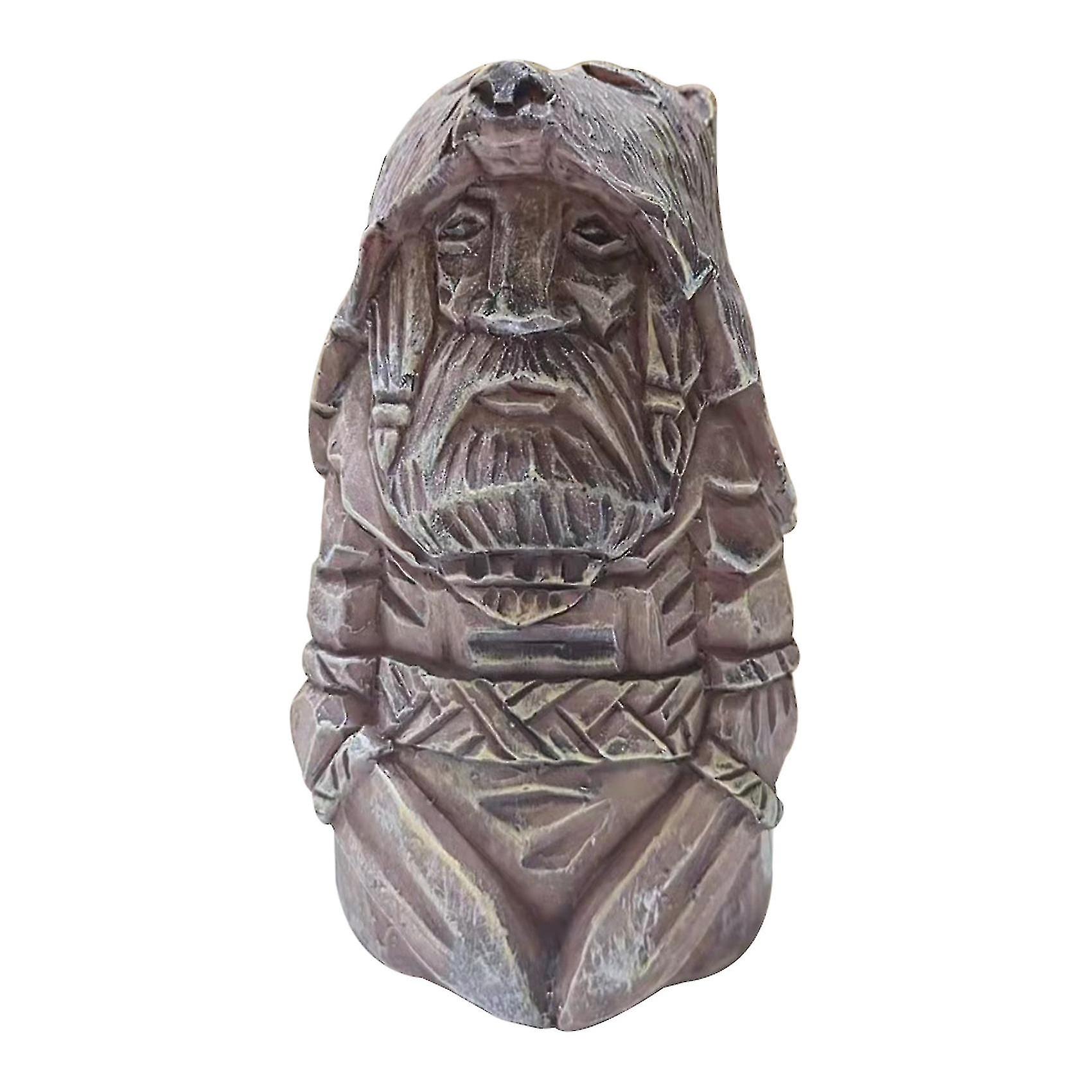 Barbarian Viking Statue Odin Resin Viking Statue Figurine Pagan A ...