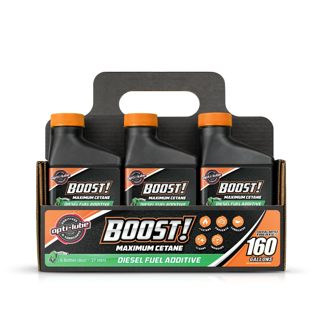 Opti-Lube Boost! Formula Diesel Fuel Additive: 8oz 6 Pack Treats up to ...