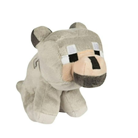 Minecraft My World Plush Doll Wolf Dog Doll Plush Toy Pillow Children ...