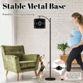 Arc Floor Lamp with Adjustable Lampshade Celestial Sun Moon Design ...