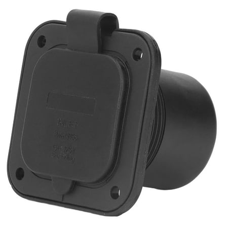 Flange Power Inlet, Male Receptacle Weather Resistant Easy To Install ...
