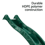 Blue Rabbit Play Outdoor Wavy Kids Slide, 10 Feet, Green - Walmart.com