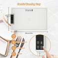 Food Warming Mat, Silicone Electric Heating Tray to Keep Food Warm at ...