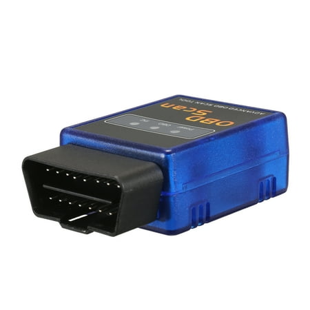 Amdohai Blue OBD OBDⅡ Scanner Tool Detector with BT Connection for IOS ...