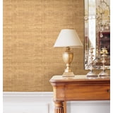 Kenneth James Li Wei Beige Grasscloth Wallpaper - Walmart.com