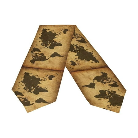 EREHome Vintage World Map Table Runner 13x90 Inches Mutilcolor Table ...