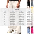Men's Baggy Cargo Pants Parachute Pants Wide Leg Travel Pants Hiking ...