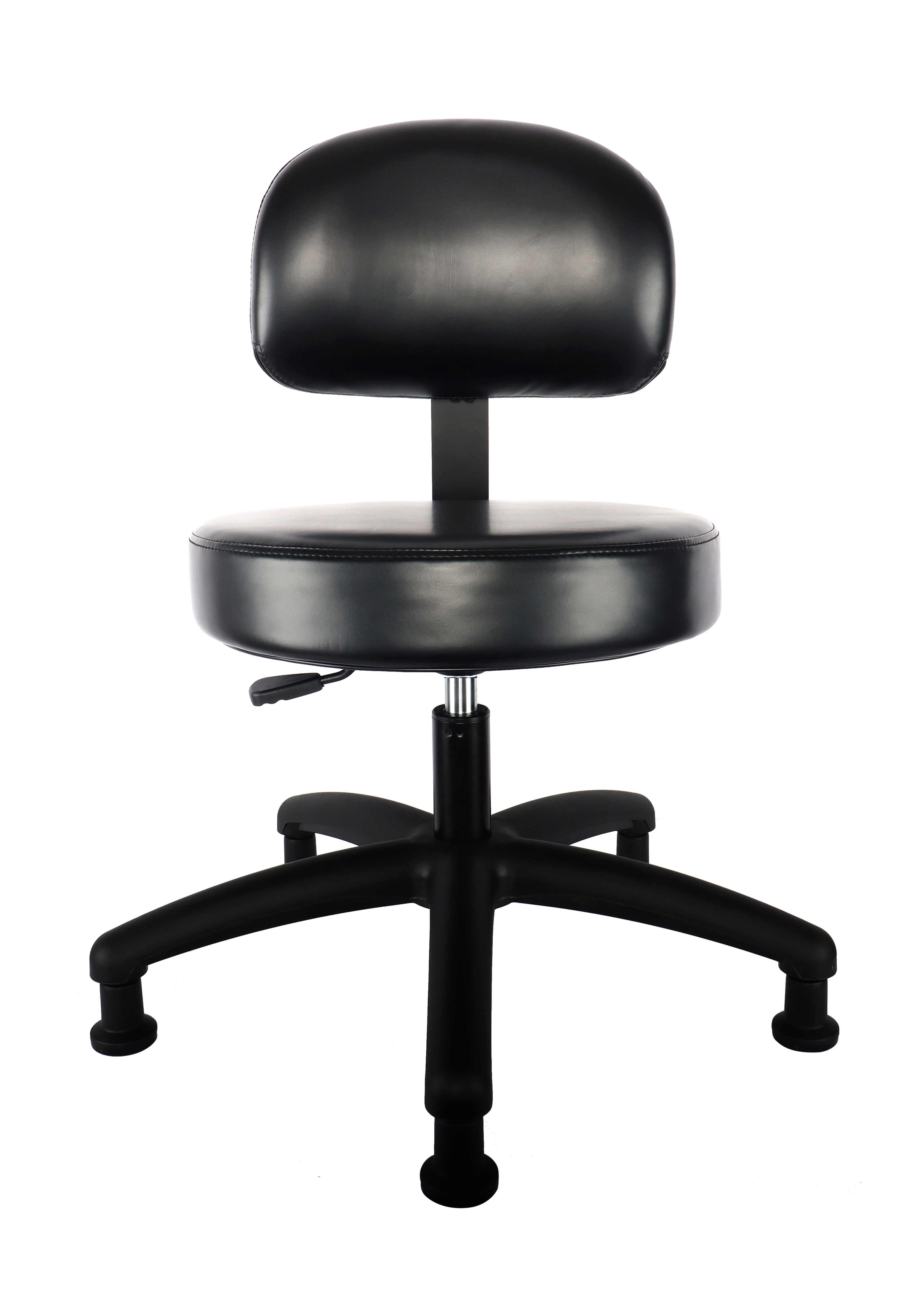 CHAIR MASTER Low Table Height (17"-22") Round Vinyl Chair/Stool- Glides ...