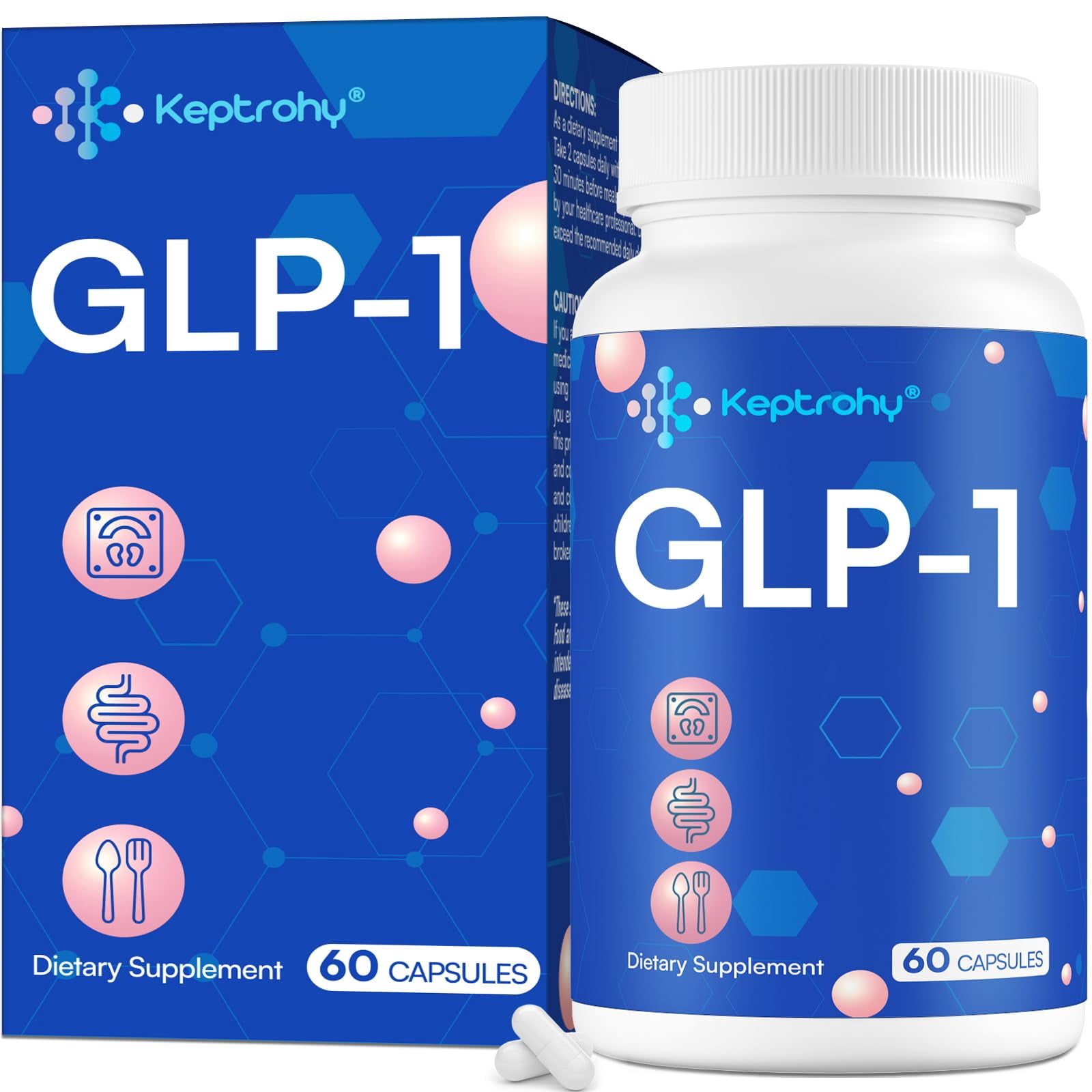 Suplemento Keptrohy GLP-1 Support Core para mujeres y hombres | Bodega ...